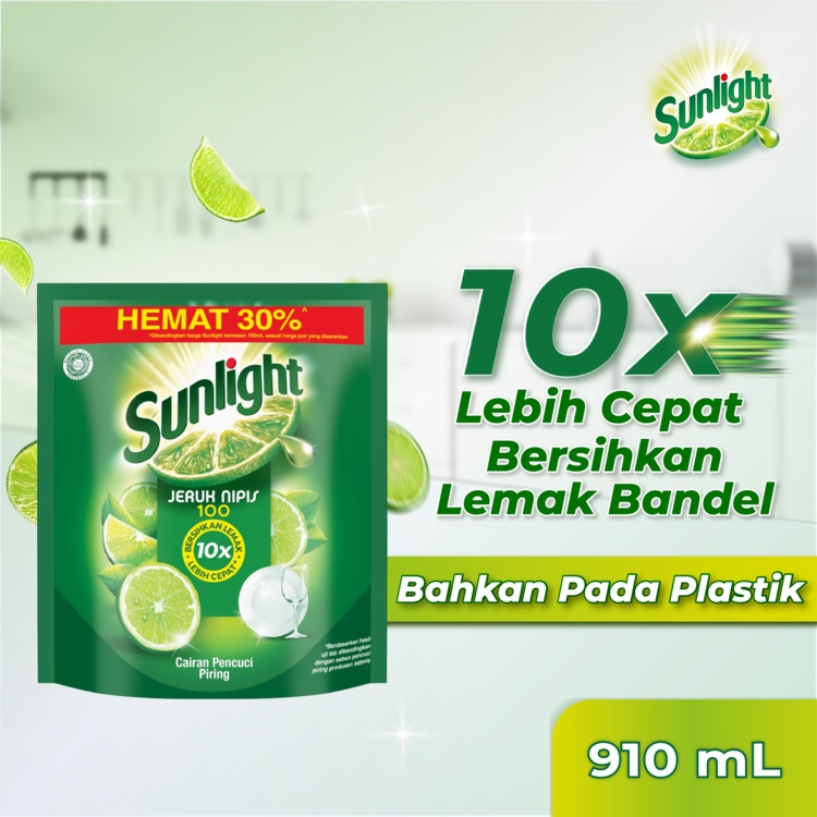 Jual SUNLIGHT SABUN CUCI PIRING DISHWASH Jeruk Nipis 10x bersihkan ...