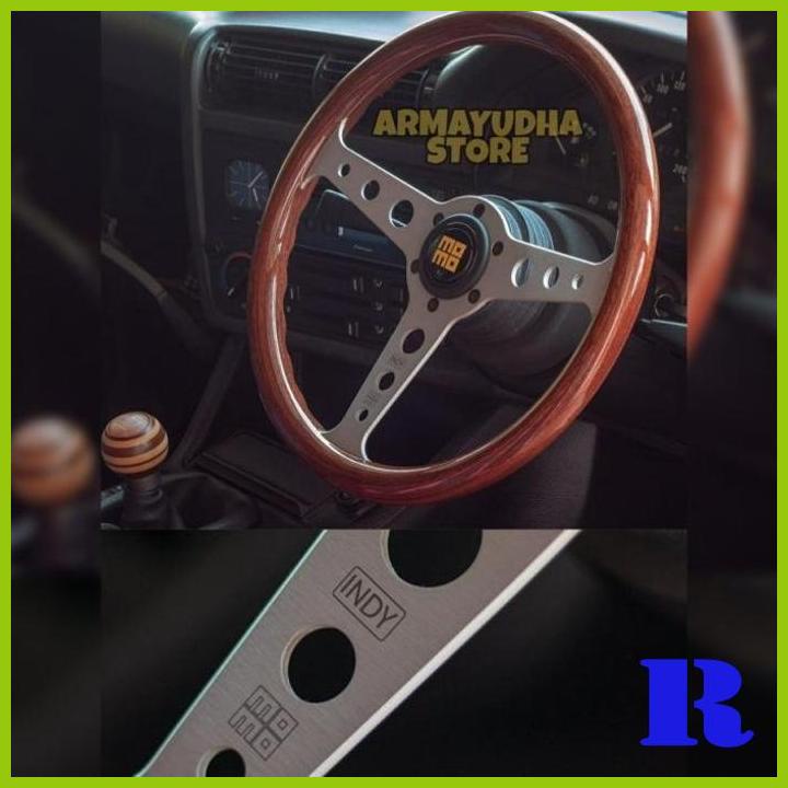 Jual STIR RACING KAYU MOMO HERITAGE INDY MAHOGANY WOOD STEERING WHEEL ...