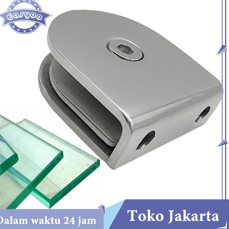 Jual Id0w0Vk Penjepit Kaca Stainless Steel Jepit Kaca Glass Clips ...