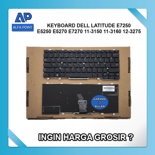 Jual Laptop Keyboard Dell Latitude E7250 E5250 E5270 E7270 11-3150 11 ...