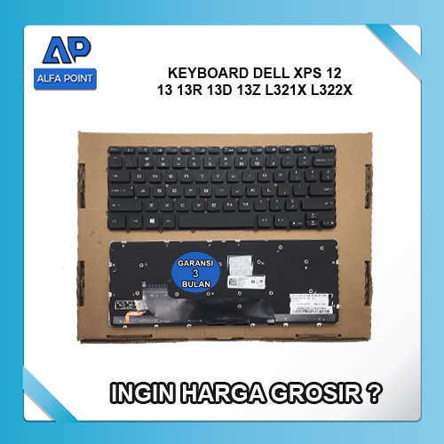 Jual Laptop Keyboard Dell XPS 12 13 13R 13D 13Z L321X L322X ada ...