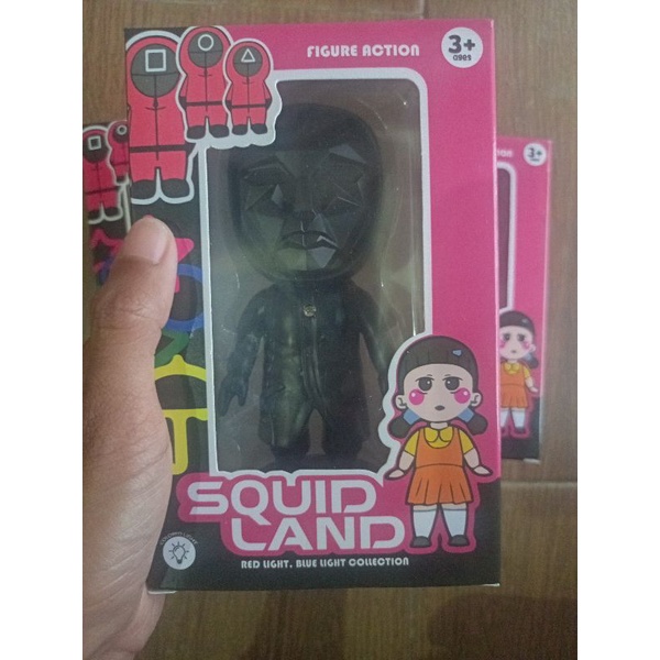 Jual Action Figure Squid Game Rhino Dada bisa nyala /Squiud Land hitam ...