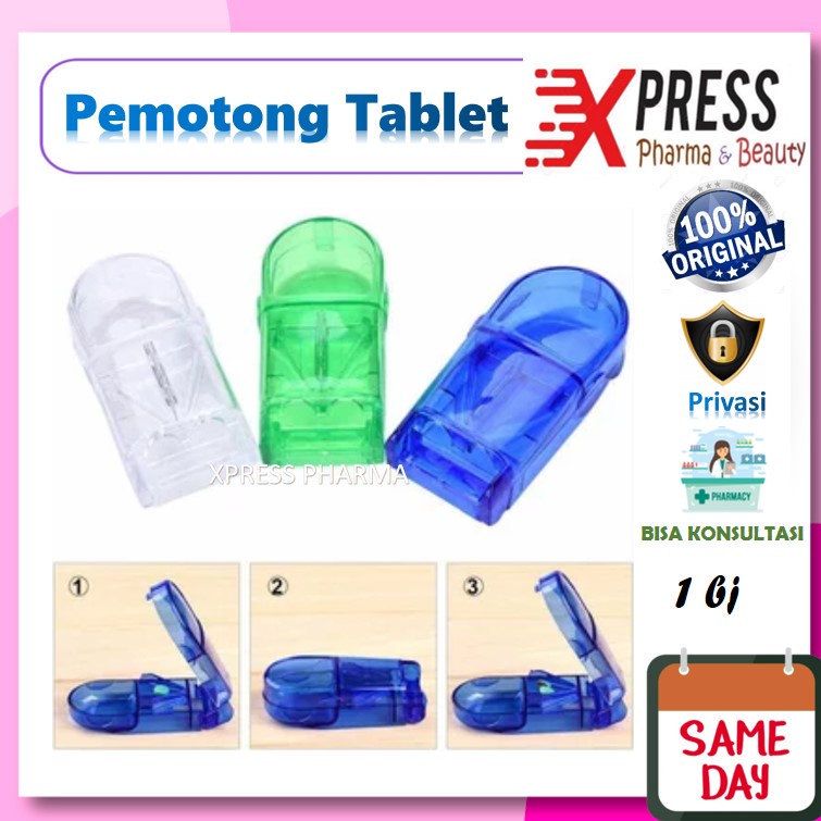 Jual XPRESS ! Alat Pemotong Obat Box Tempat Kotak Penyimpanan Pill ...