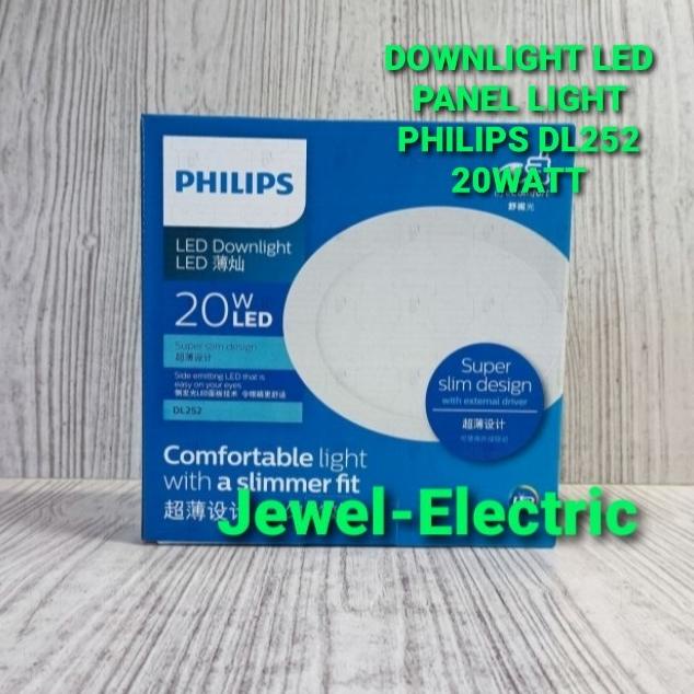 Jual Lampu Downlight Philips DL252 20w/20watt Led Panel Light Philips ...