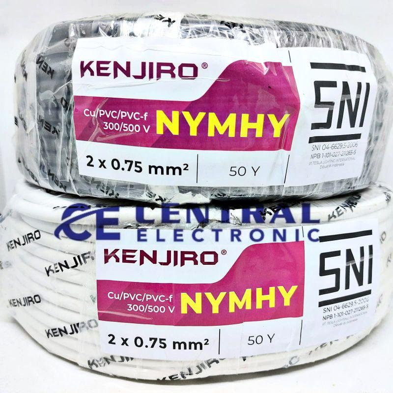Jual Kabel Listrik 2 x 0,75 Kenjiro 1 Roll 50 Y / Kabel Serabut Tembaga NYMHY 2x0.75 | Shopee ...