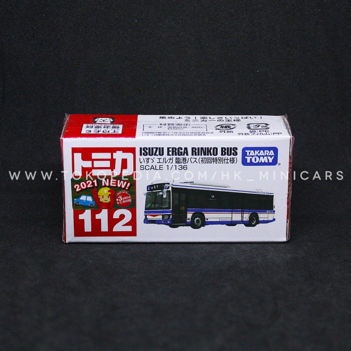 Jual Flash Sale!!! Tomica 112 Isuzu Erga Rinko Bus Diecast Takara Tomy ...