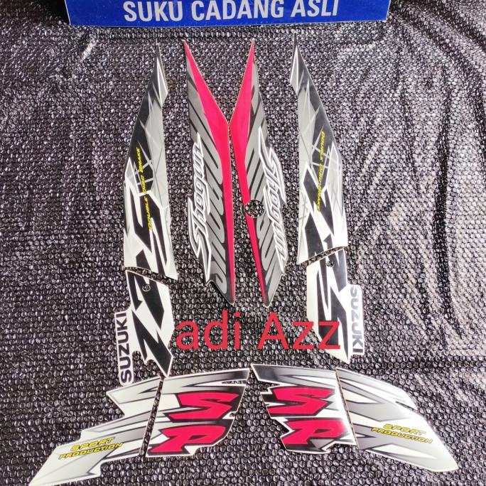 Jual striping stiker lish full body hitam putih shogun 125 sp fd ...