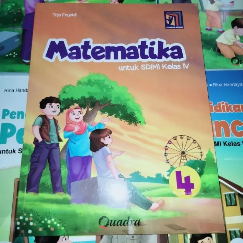Jual Buku Paket Matematika SD Quadra Kelas 4 Kurikulum Merdeka | Shopee ...