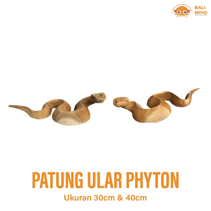 Jual Patung Ular Phyton 30 & 40 cm - Patung Ular Piton - Patung Ular ...