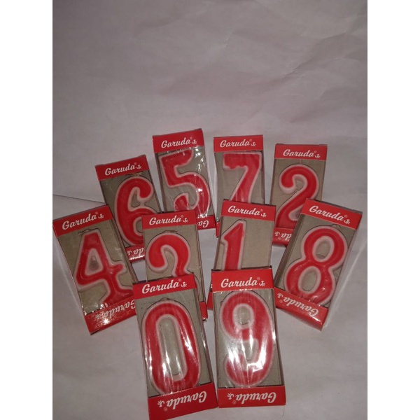 Jual Lilin angka ulang tahun dijual/angka Birthday candle varian angka ...