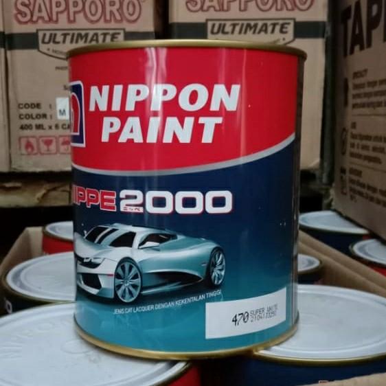 Jual Best Seller Cat Duco Nc Cat Nippe 2000 Super White 470 Nippon Paint | Shopee Indonesia