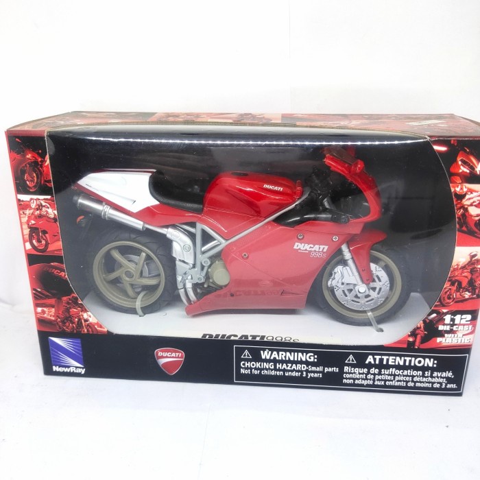 Jual Must Have!! Diecast Miniatur Motor Ducati 998 1:12 Motor Gede Moge ...