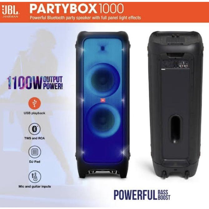 Jual Jbl Partybox 1000 / Party Box 1000 Bluetooth Speaker Premium ...