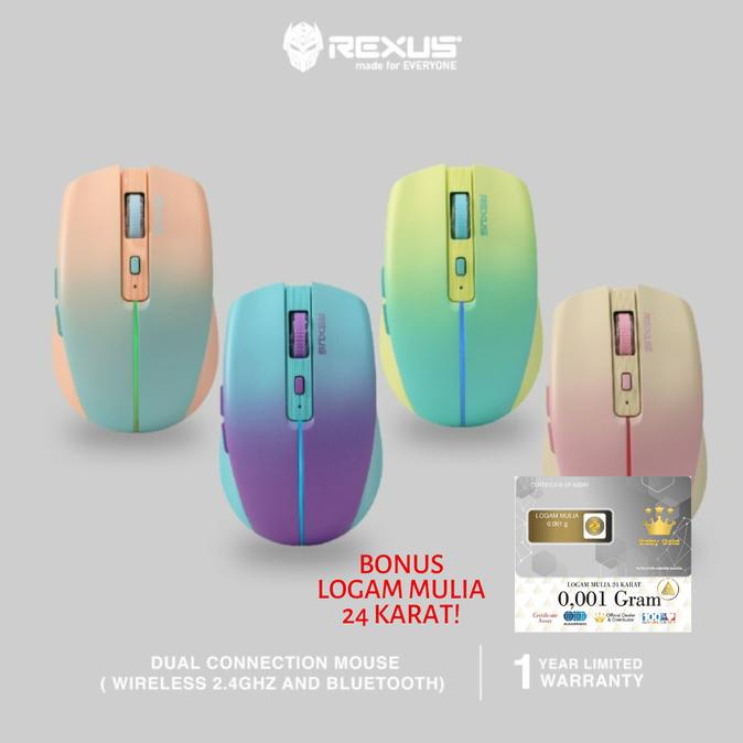 Jual Rexus QB200 QB 200 Skies - Dual Mode Wireless Bluetooth Office ...