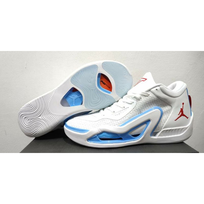 Jual Sepatu Basket Jordan JT Jaysom Tatum 1 High St Louis White Blue ...