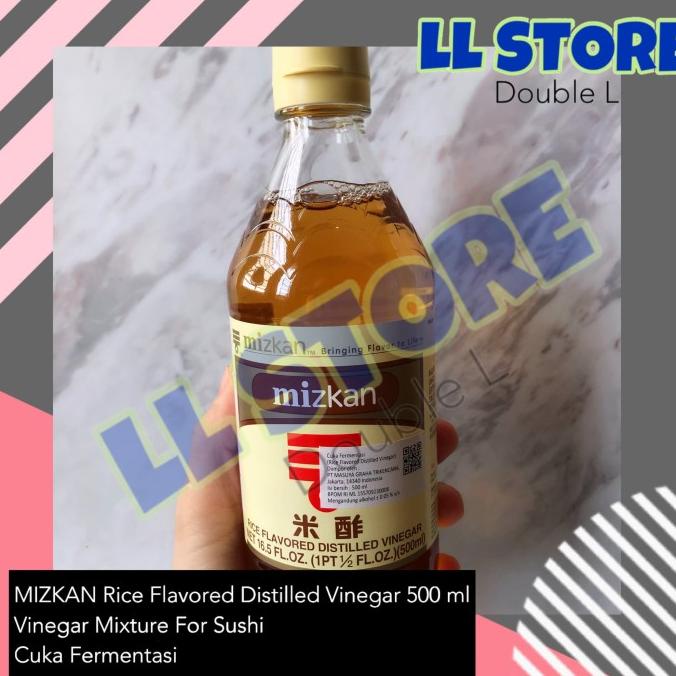 Jual MIZKAN Rice Flavored Distilled Vinegar For Sushi 500 ml | Cuka Jepang | Shopee Indonesia