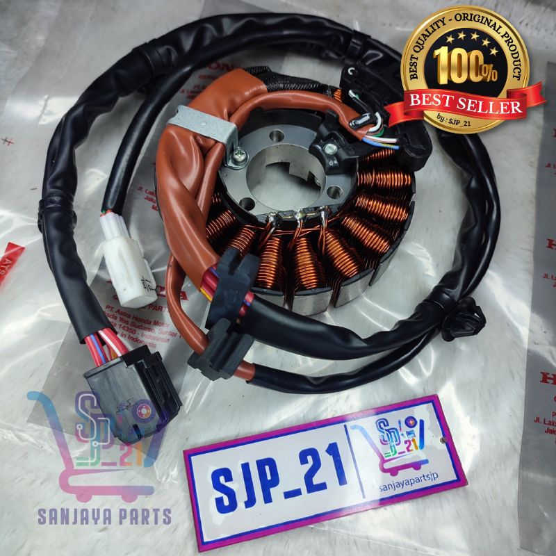 Jual spul spull stator honda pcx 160 adv 160 kode part k1z original ...