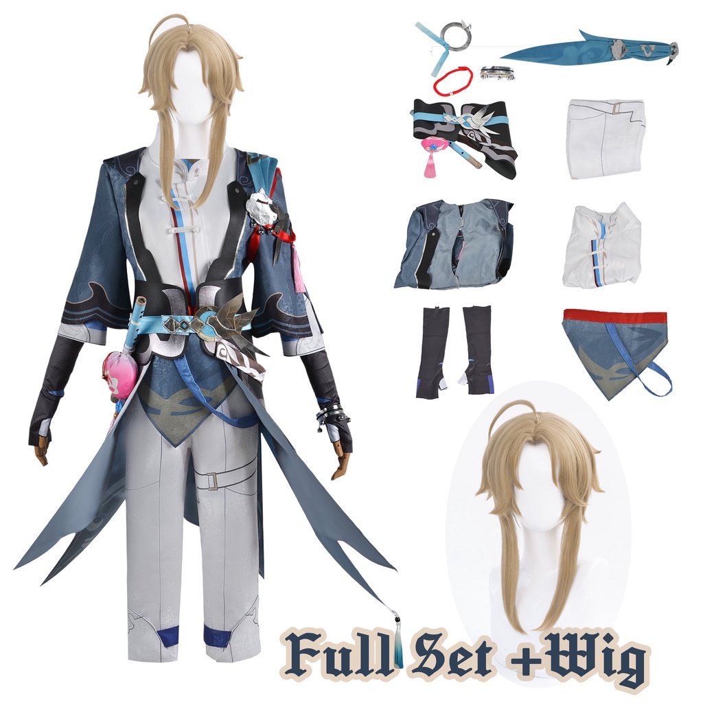 Jual XS-3XL Yanqing Cosplay Costume Game Honkai Star Rail Yanqing ...
