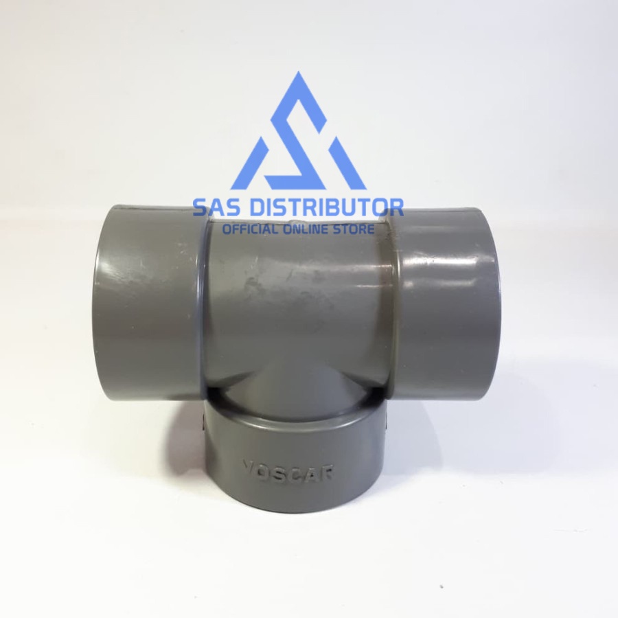 Jual TEE 1 1/2" inch D PVC / Tee 1,5" inch / Leter T 1 1/2" in D VOSCAR ...