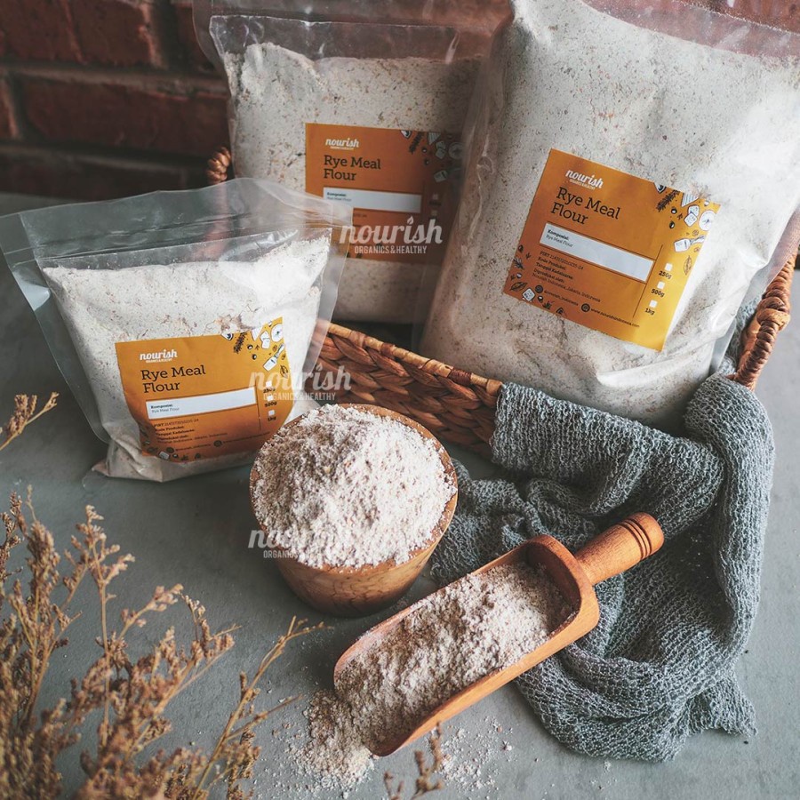 Jual Rye Flour / Tepung Gandum Hitam Utuh 500 gr-JktBar | Shopee Indonesia