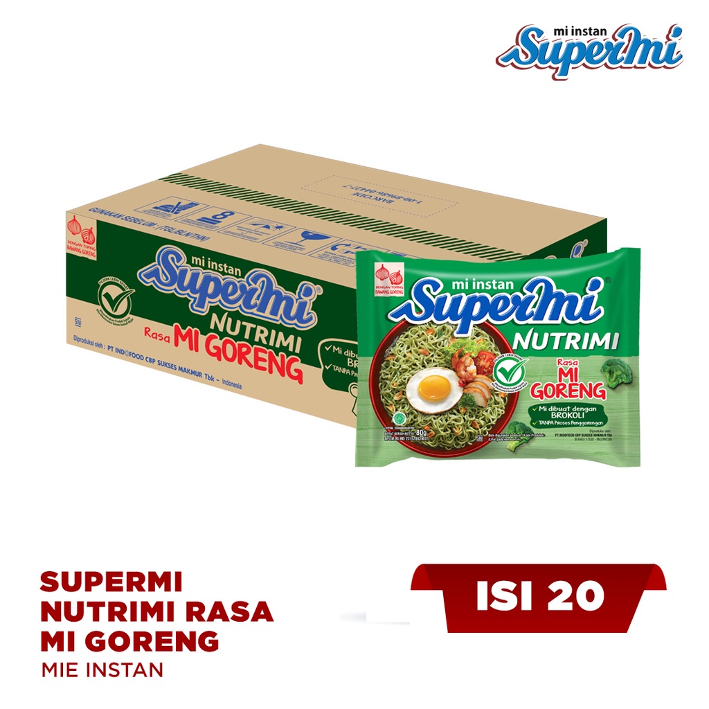 Jual 1 ctn - Supermi Nutrimi Rasa Mi Goreng | Shopee Indonesia