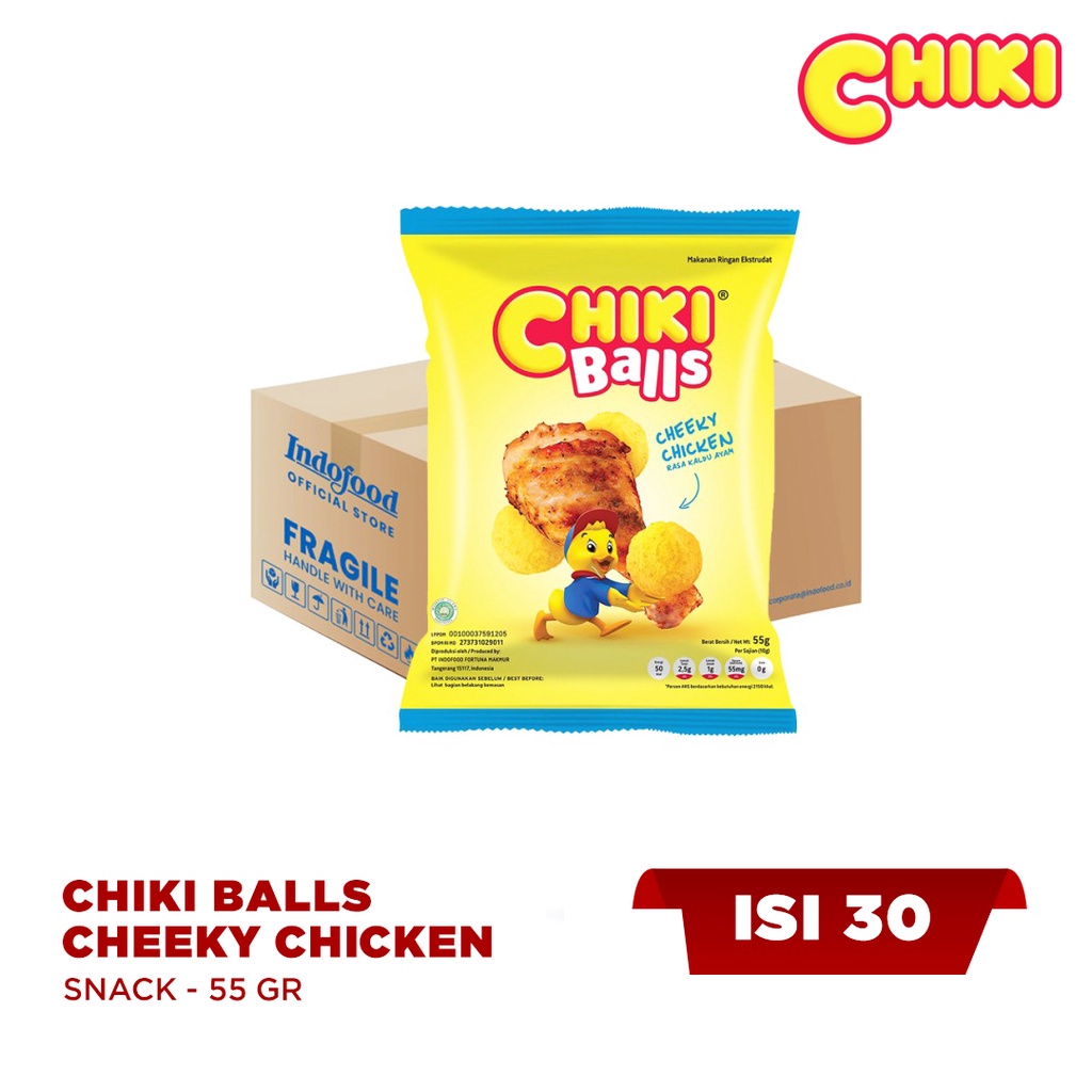 Jual CTN - Chiki Balls Cheeky Chicken 55 Gr | Shopee Indonesia
