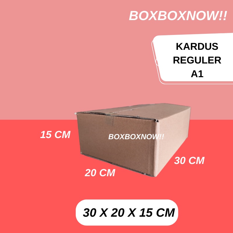 Jual 30 X 20 X 15 CM KARDUS PACKING KEMASAN KARTON BOX DUS KOTAK ...