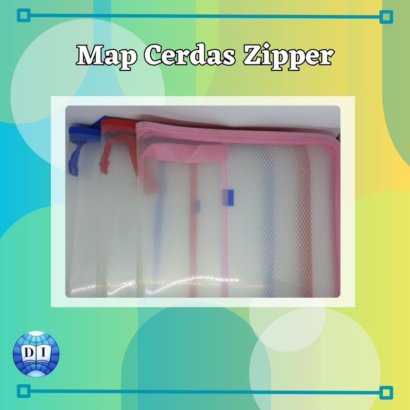 Jual [ MAP ZIPPER ] CERDAS | MAP PAKAI ZIPPER | MAP SEKOLAH | MAP KERJA ...