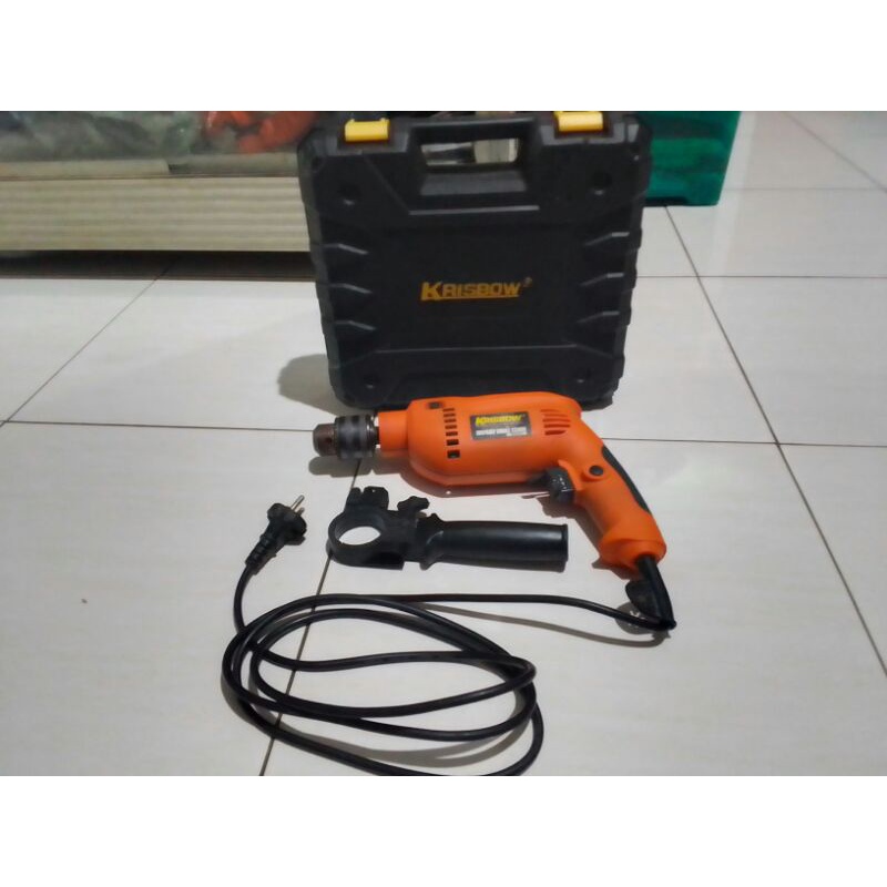 Jual Krisbow impac drill 13mm, alat bor beton bekas / second | Shopee ...