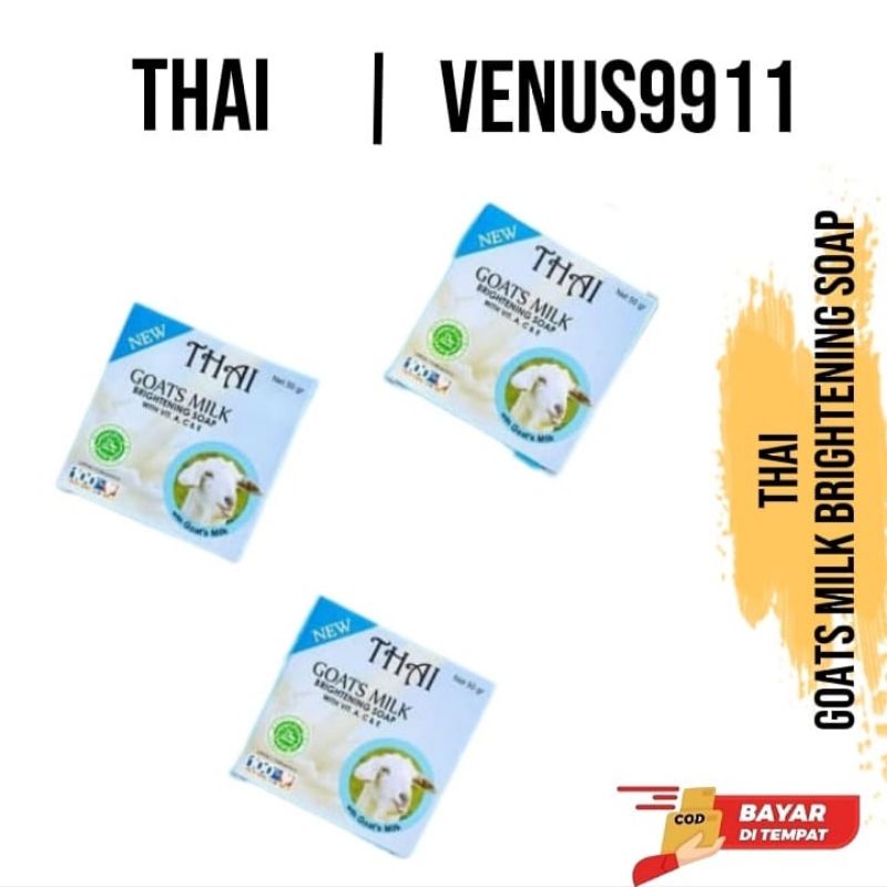 Jual SABUN THAI GOATS MILK ORIGINAL 100% / SABUN PEMUTIH ORIGINAL 100% ...
