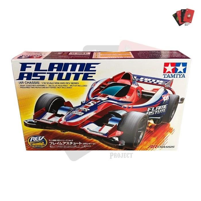 Jual Mainan Rakit Mobil Tamiya Mini 4WD - Flame Astute (ORIGINAL ...