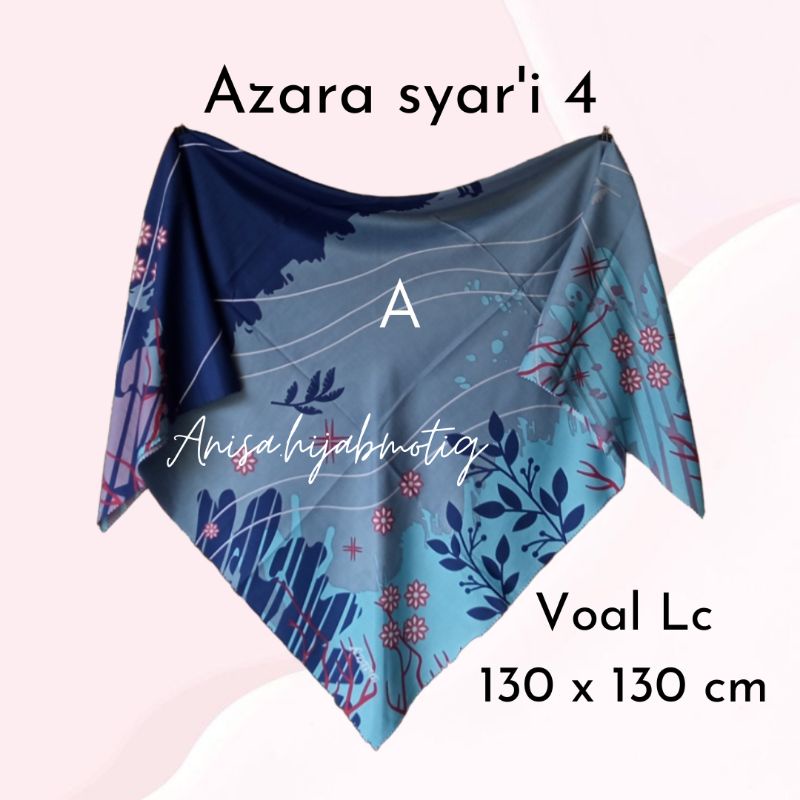 Jual PART 1 Jilbab hijab segi empat voal Oscara Oskara motif syari syar ...