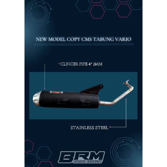 Jual KNALPOT KONDOMAN DAN COPY CMS ORIGINAL PRODUK BY BRM RACING ...