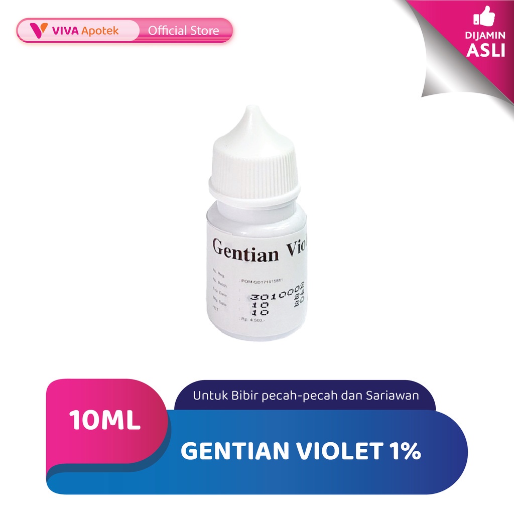 Jual Gentian Violet 1% Obat Sariawan (10 ml) | Shopee Indonesia