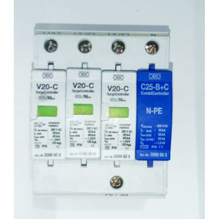 Jual Surge Arrester OBO V20-C VAC + NPE | Shopee Indonesia