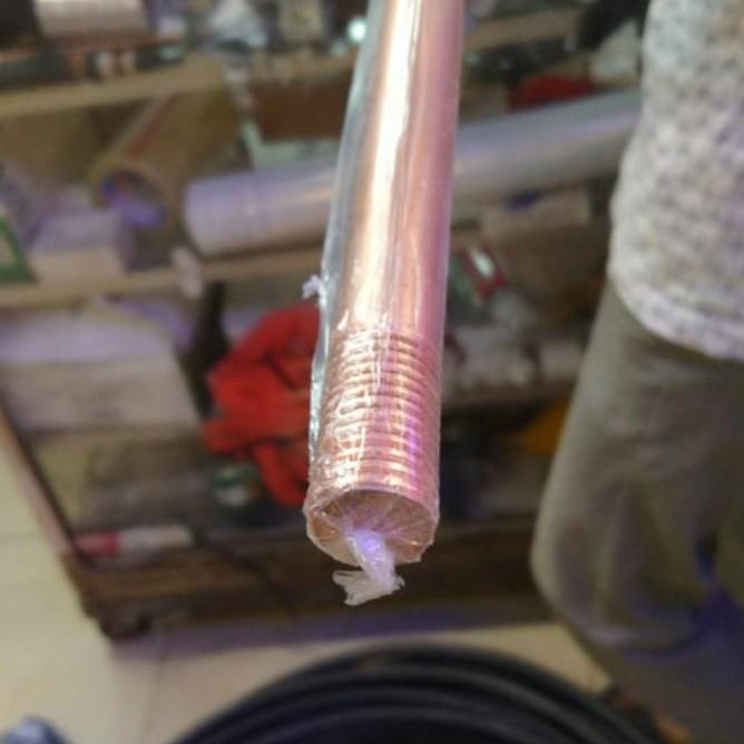 Jual Copper Rod Atau Stik Grounding 3/4X3Mtr Lapisan Tembaga | Shopee ...