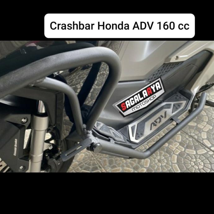 Jual Crashbar Honda ADV 160 kawahara crash bar besi pelindung body motor | Shopee Indonesia