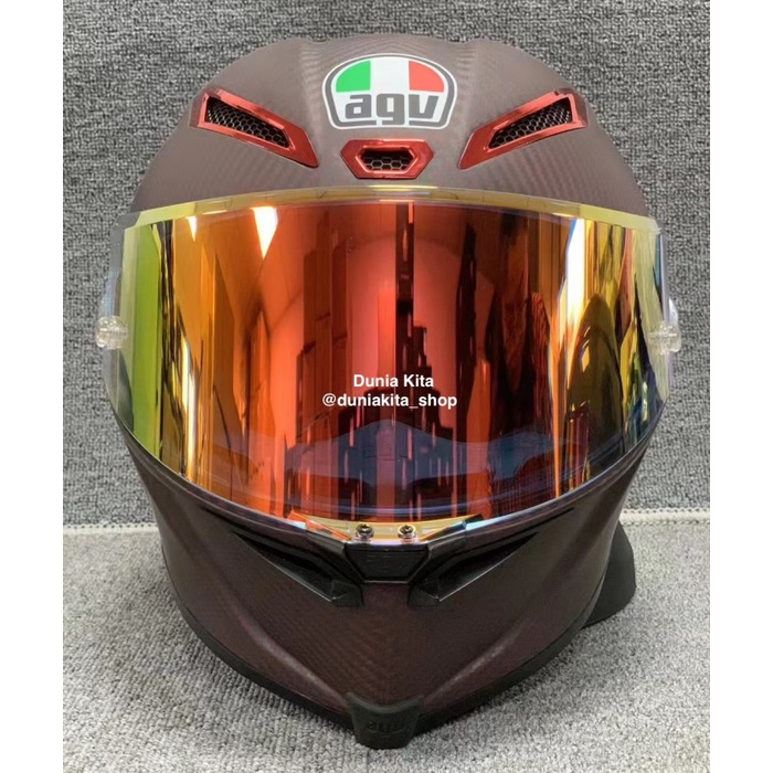 Jual Ready Visor Iridium Crystal Race 3 Aftermarket AGV Pista Corsa GPR ...