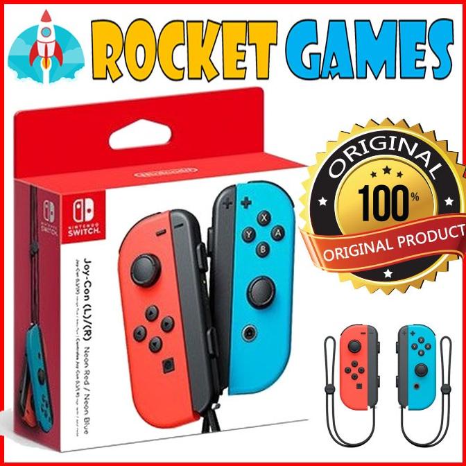 Jual Nintendo Switch Joycon Blue Neon Yellow / Joy Con Blue Neon Yellow ...
