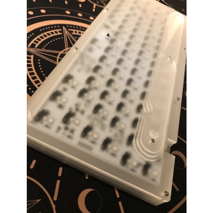Jual Custom Case Acrylic Vortex Vx8 Pro Mechanical Keyboard | Shopee ...