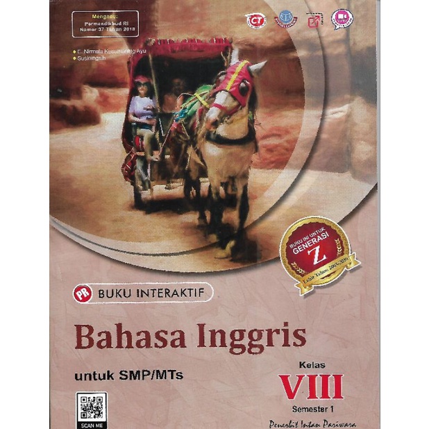 Jual Buku Pr Lks Bahasa Inggris Smp Kelas Viii 8 Semester 1 Kurikulum