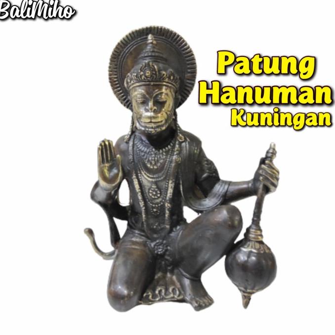 Jual Produk Terbaik] Patung Hanuman Kuningan 20 Cm/Patung Hanoman Besi ...