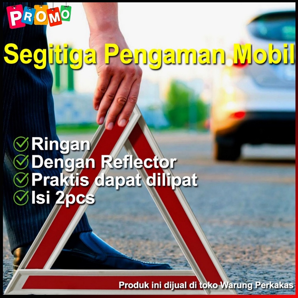 Jual KENMASTER Reflective Triangle Segitiga Pengaman Keamanan yang ...