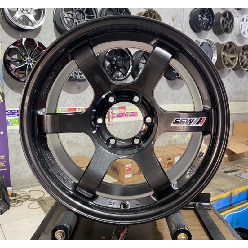 Jual Velg Mobil SSW S202 Te37 Progessive R18 untuk Fortuner Pajerosport Hilux Triton | Shopee ...