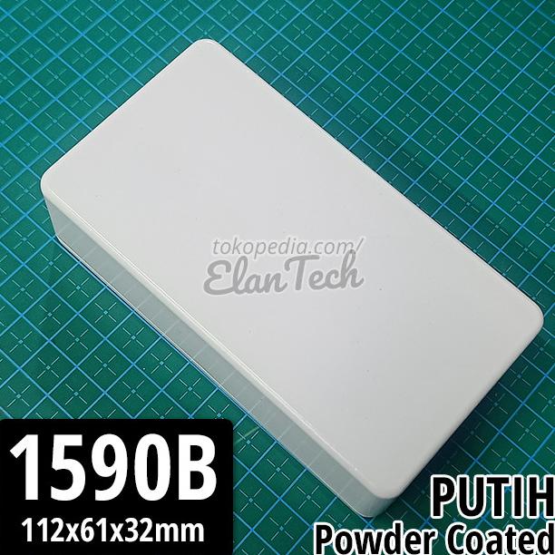 Jual Casing Alumunium 1590B PUTIH Kotak Box Efek Gitar Aluminium ...