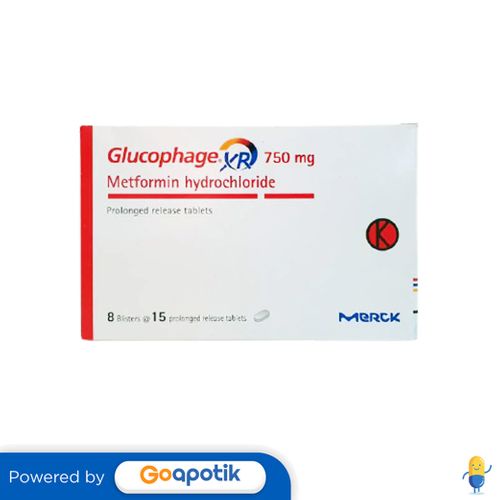 Jual GLUCOPHAGE XR 750 MG BOX 120 TABLET | Shopee Indonesia