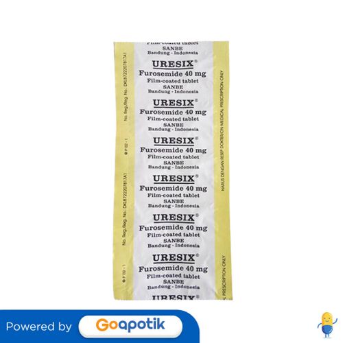 Jual URESIX 40 MG STRIP 10 TABLET | Shopee Indonesia