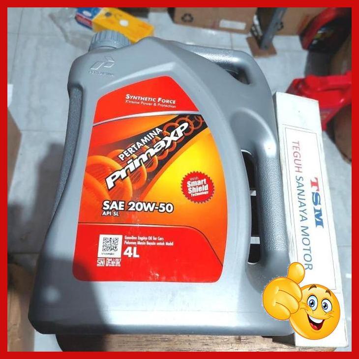 Jual OLI MESIN PERTAMINA PRIMA XP PRIMAXP SAE 20W-50 4 LITER [TGH ...