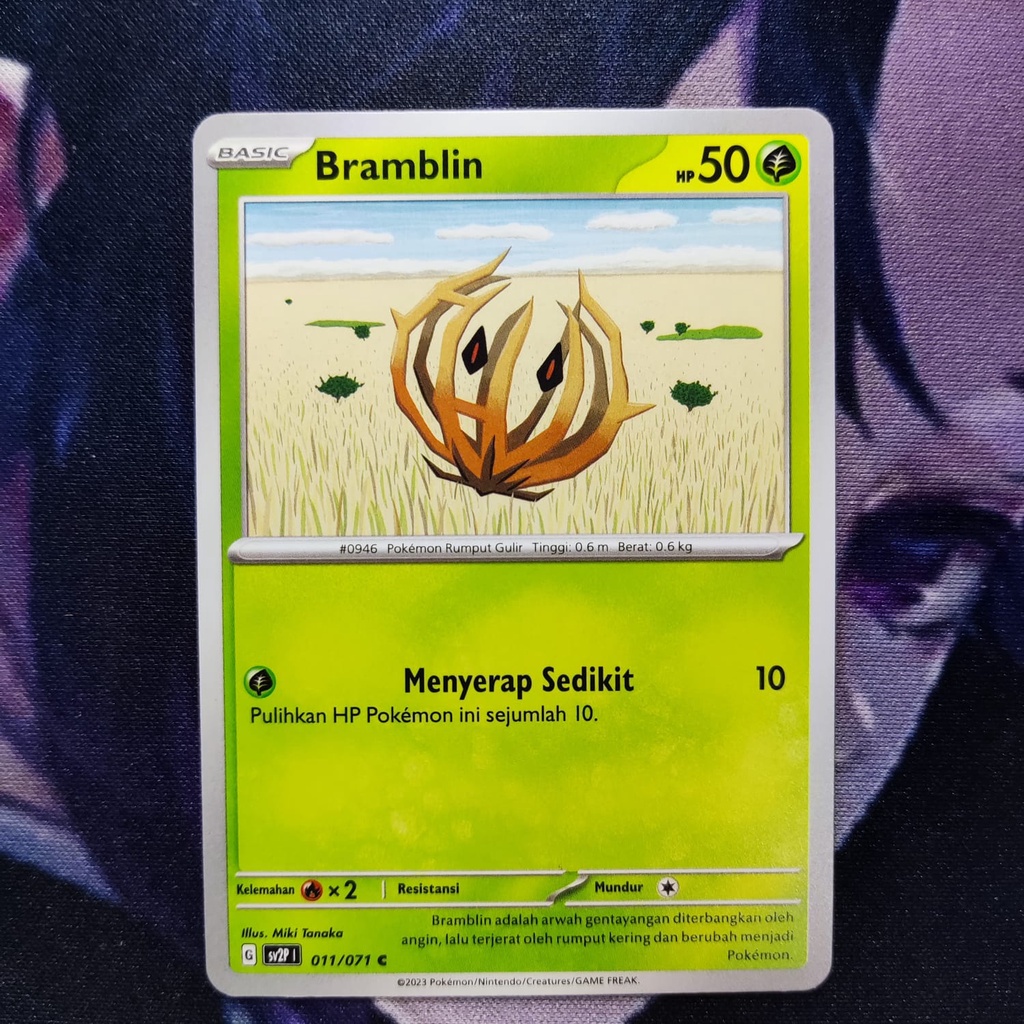 Jual pokemon (ID) bramblin - SV2P 011/071 - C | Shopee Indonesia