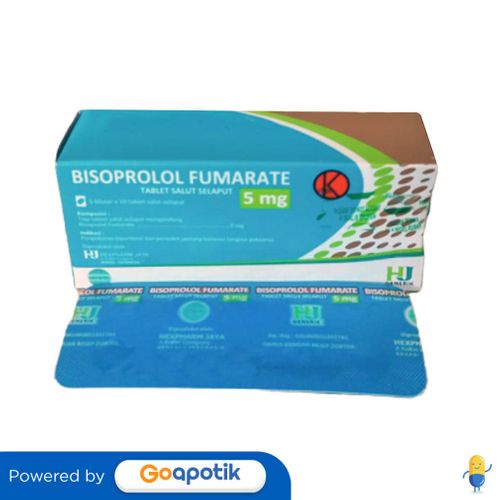 Jual BISOPROLOL FUMARATE HEXPHARM 5 MG BOX 50 TABLET | Shopee Indonesia